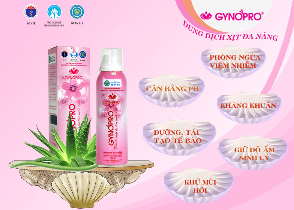 GYNOPRO Dung dịch xịt vệ sinh khử khuẩn đa năng - GYNOPRO ® Dung Dịch ...